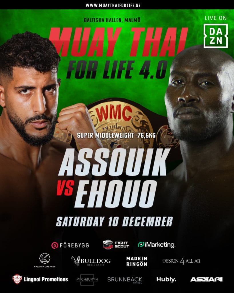 Massive Muay Thai For Life 4 main event: WMC European Title Fight